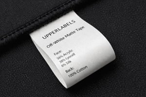 Custom Care Labels for Clothing | Printed Wash Labels, Low MOQ